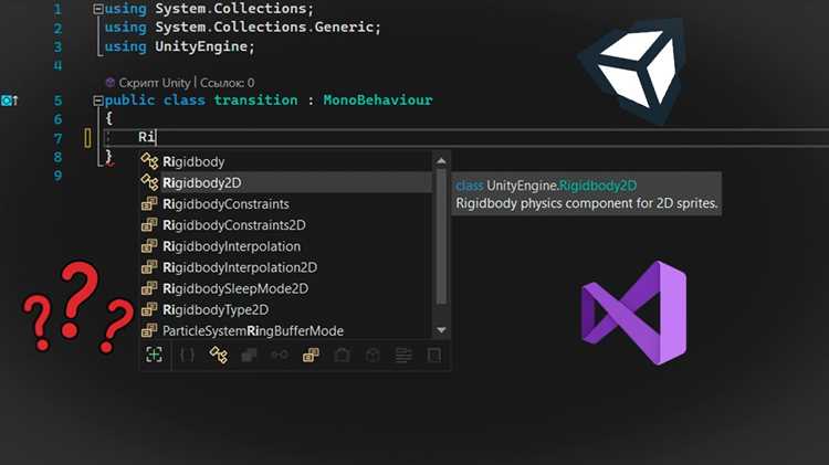 Связка Unity и Visual Studio для разработки игр