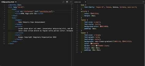Создание CSS в Visual Studio пошаговое руководство